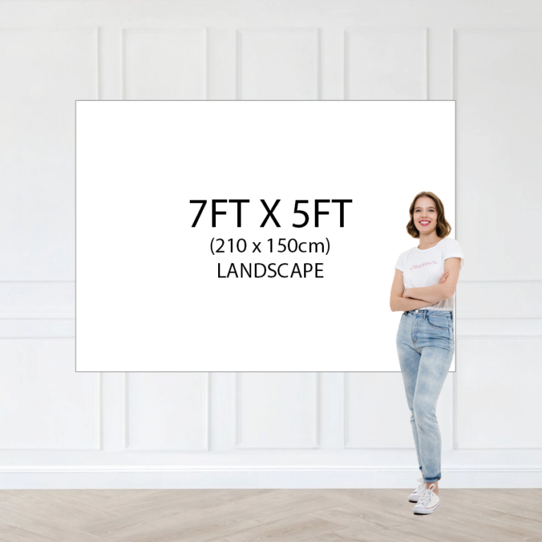 7ft x 5ft Backdrop (Landscape) – Parties And Signs