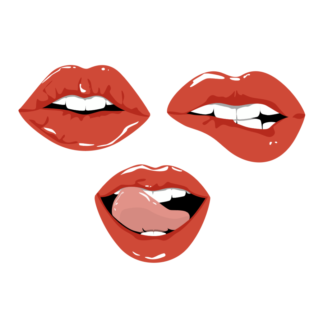 Open Lips Cutouts – Parties And Signs