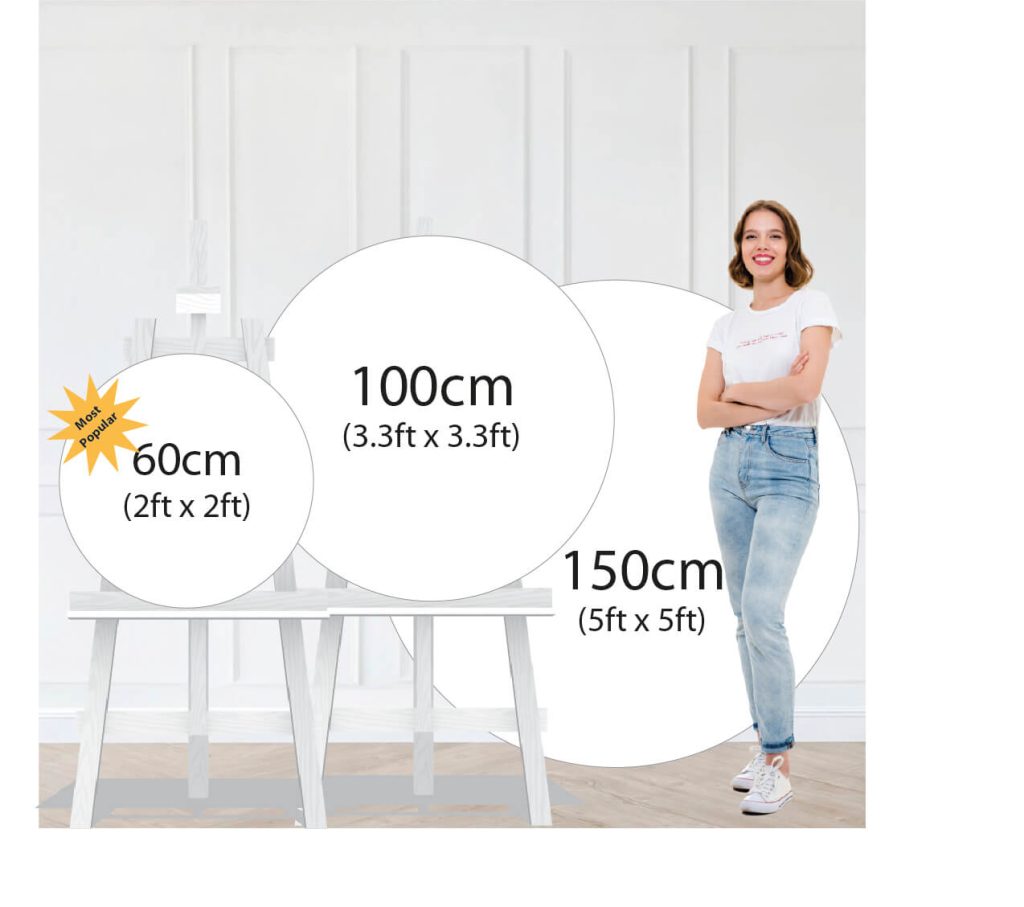 Create Your Circle Backdrop – Parties And Signs