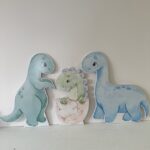 Watercolour Dinosaur Set (Outlet) – Parties And Signs
