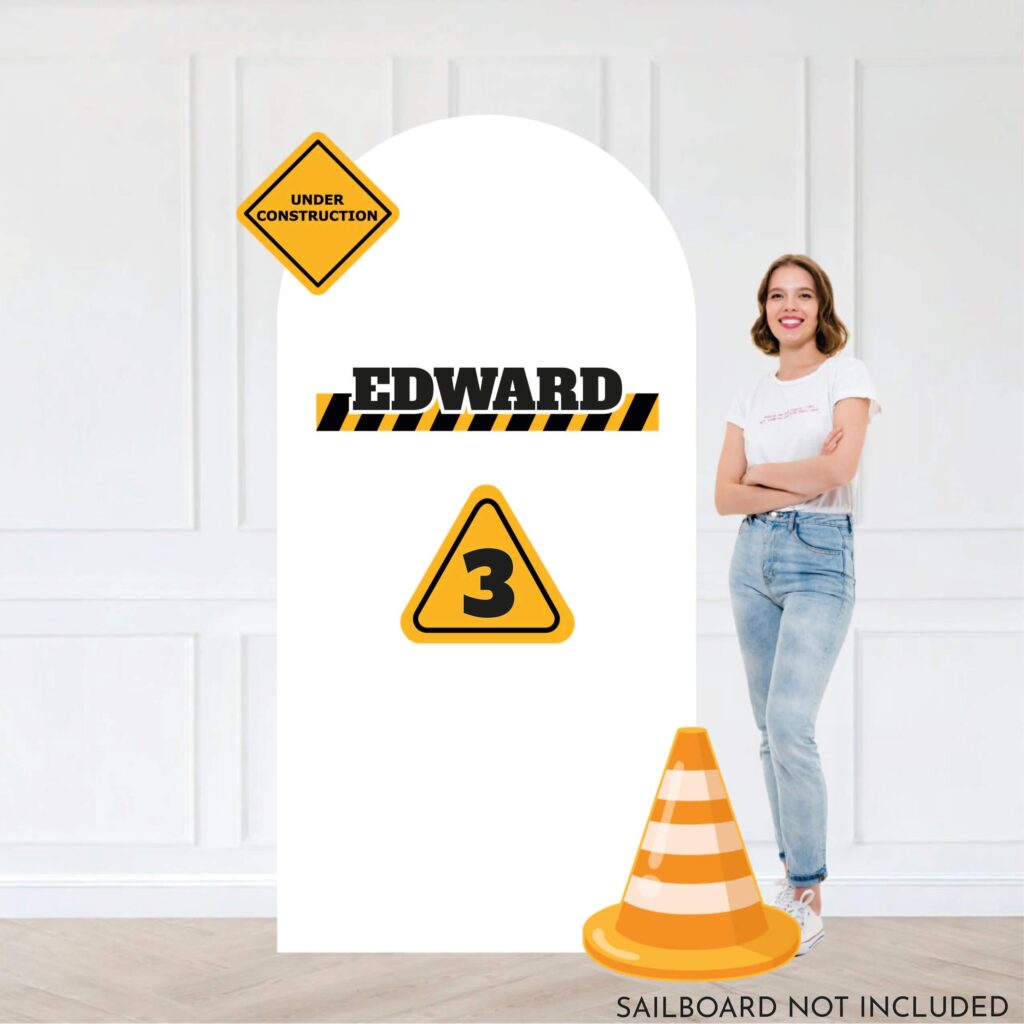 Construction Name Sign Kit – Parties And Signs