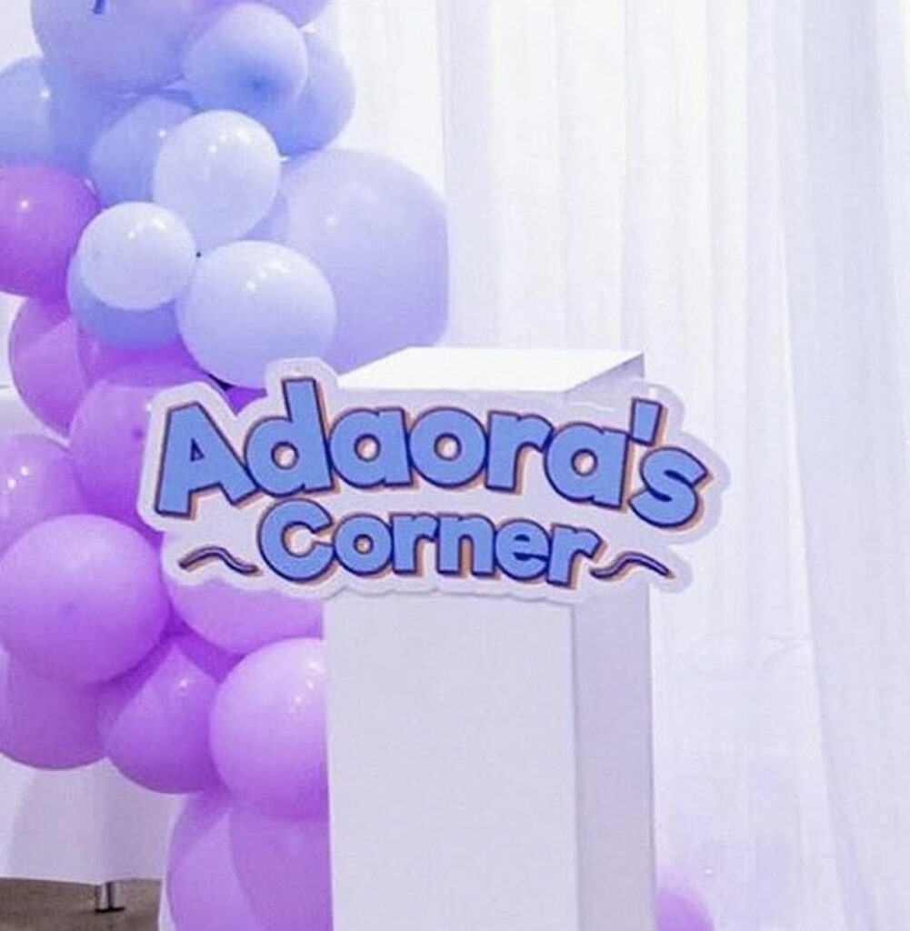 Gracie’s Corner Name Sign – Parties And Signs