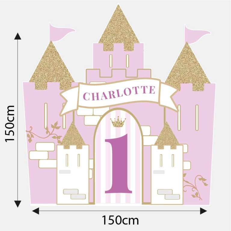 Little Princess Castle Backdrop – Parties And Signs