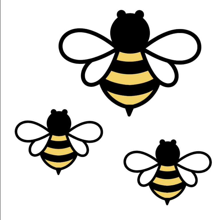 Bumble Bees Cutouts – Parties And Signs