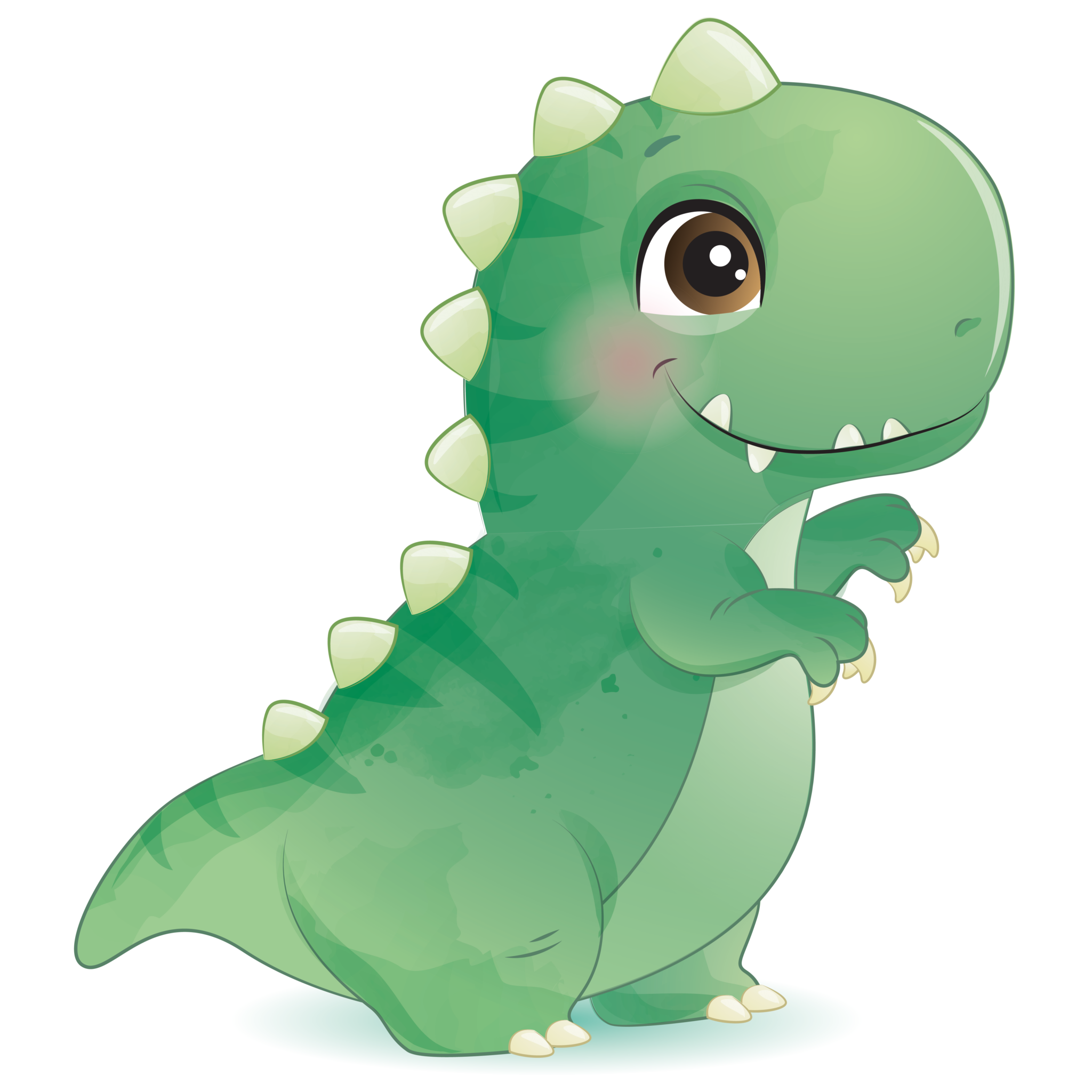 T Rex Green Cutout – Parties And Signs