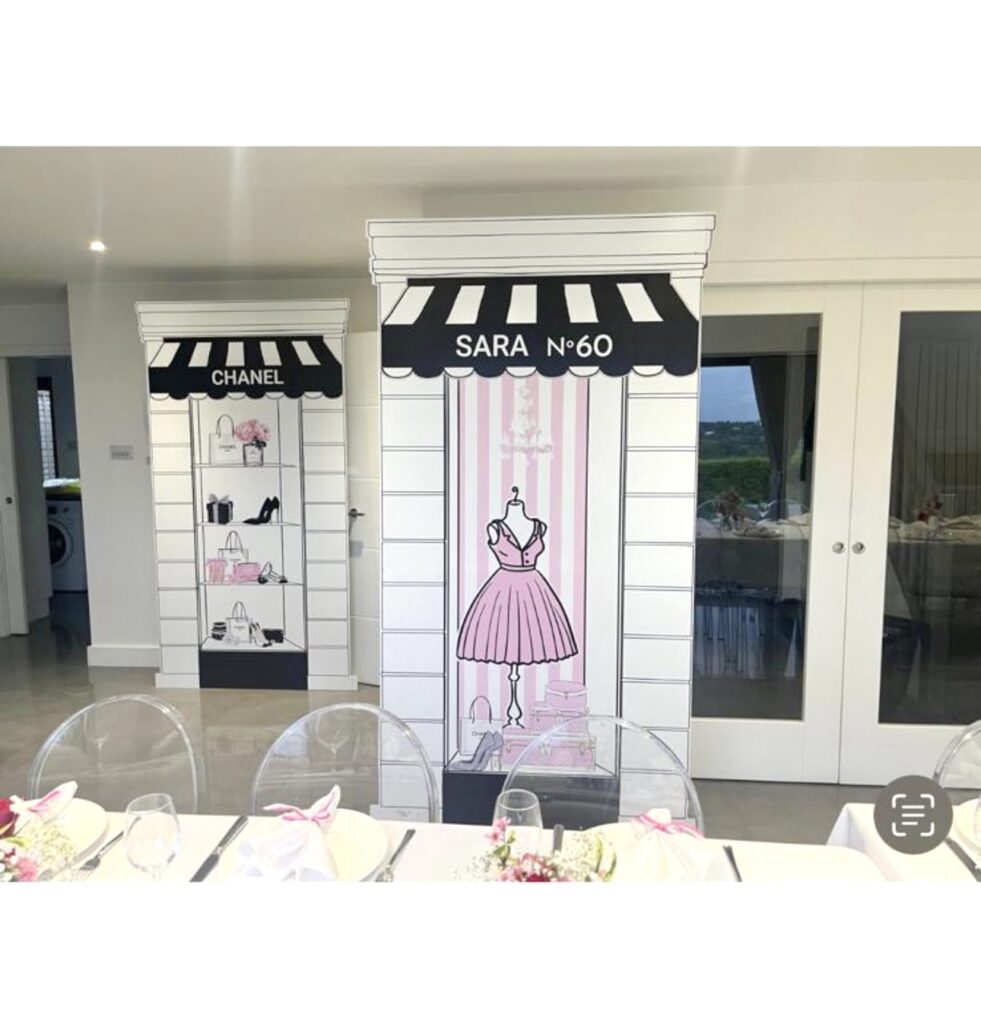 Boutique Backdrop Set – Parties And Signs