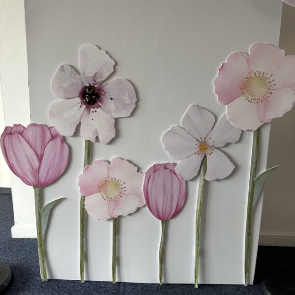 6pc Flower Cutout Bundle – Parties And Signs