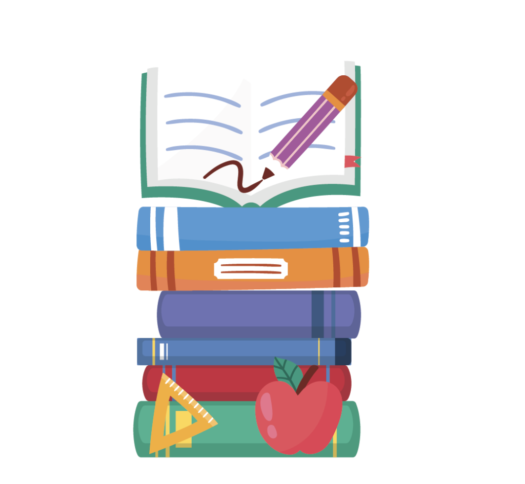 Stack of Books Cutout – Parties And Signs